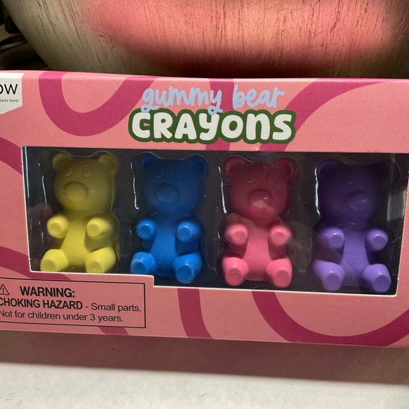 Yummy gummy bears crayons | Toys | Yellow And Blue Learning Crayon Toys ...